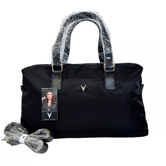 Vanessa | Bags | Vanessa Williams Flight Bag Black | Poshmark
